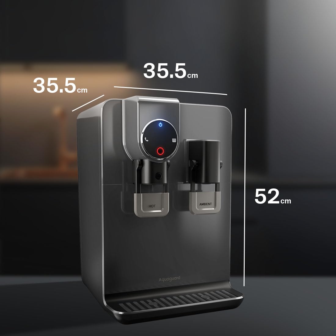 Aquaguard Aspire Spark RO+UV Hot & Ambient Water Purifier with Active ...
